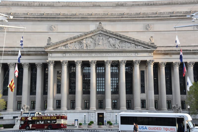 National Archives in Washington, DC Editorial Photo - Image of faasect ...