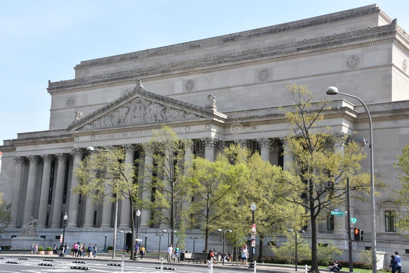 National Archives in Washington, DC Editorial Stock Image - Image of ...