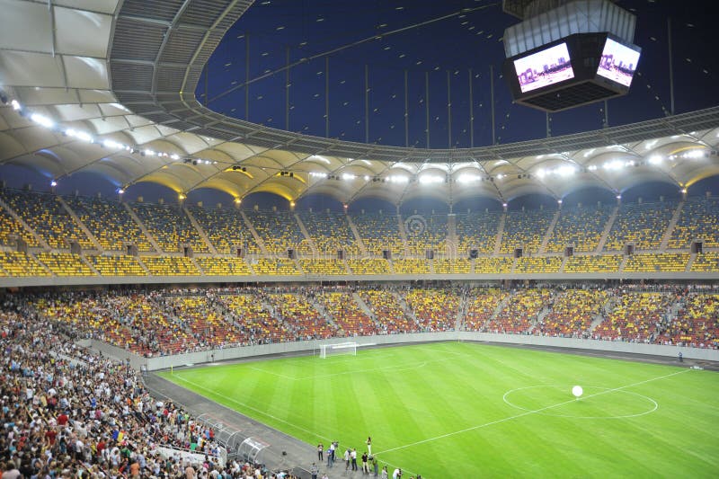 National Arena Bucharest editorial photography. Image of structure ...