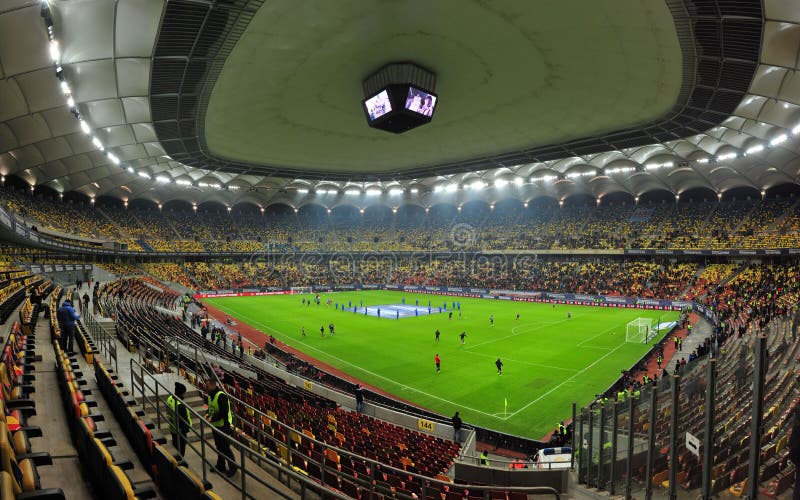 Soccer Stadium: Romanian National Arena Opening Editorial Photography ...