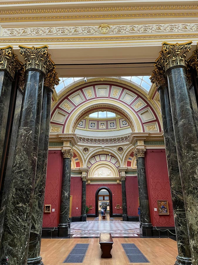 National Art Gallery Arched Walkway Stock Image - Image of building ...