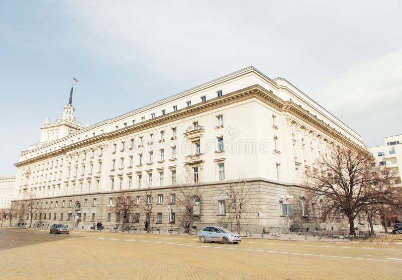 National Assembly Building in Sofia, Bulgaria Stock Image - Image of ...