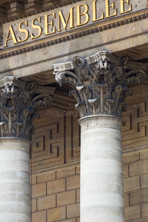 National Assembly Paris stock image. Image of bank, monument - 39622205