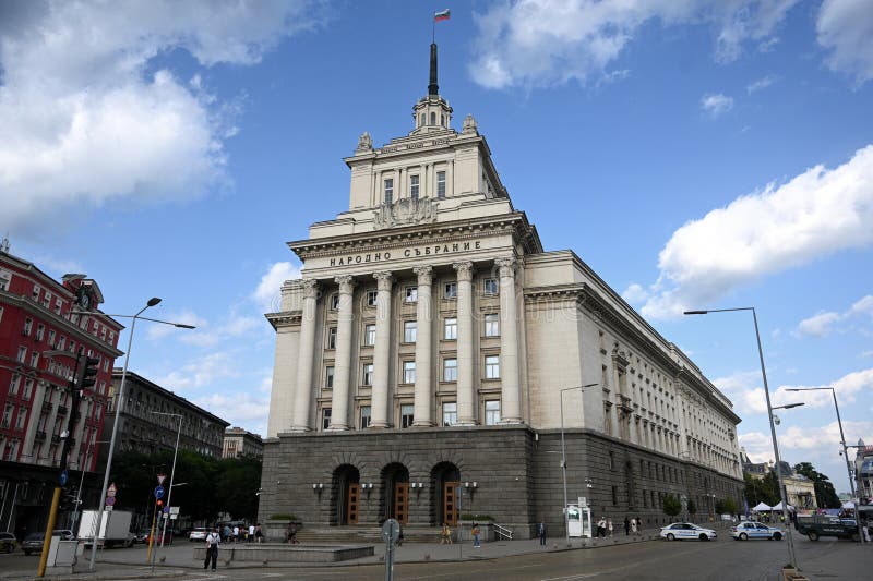 National Assembly of the Republic of Bulgaria in Sofia Editorial Stock Photo - Image of town ...