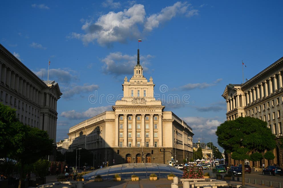 National Assembly of the Republic of Bulgaria in Sofia Editorial Image - Image of party ...