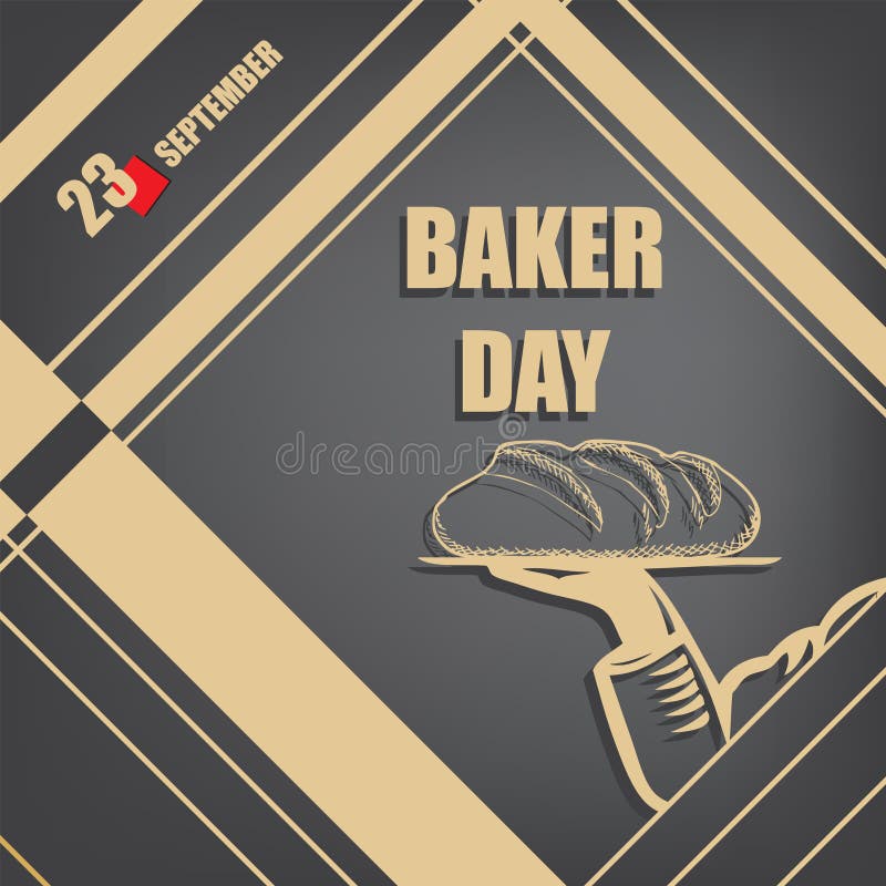 National Baker Day stock vector. Illustration of banner - 273184038