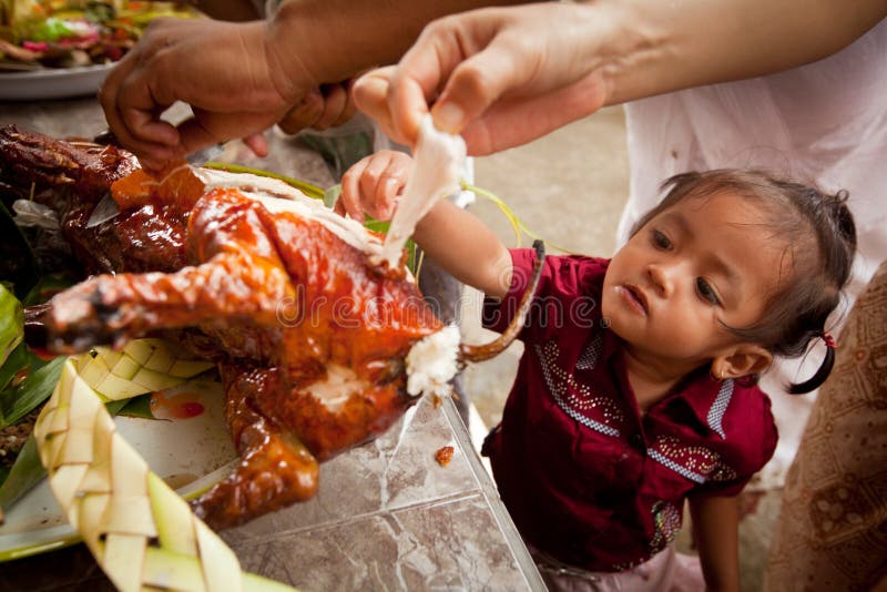 National Balinese Dish - Babi Guling Editorial Photo - Image of ...
