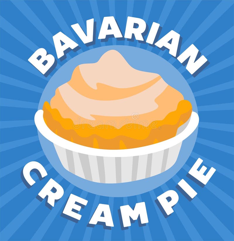 National Bavarian Cream Pie Day with Delicious Bavarian Cream Pie Stock ...