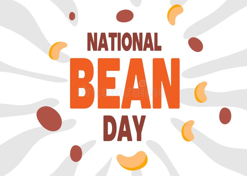 National Bean Day with Delicious Beans Stock Illustration ...
