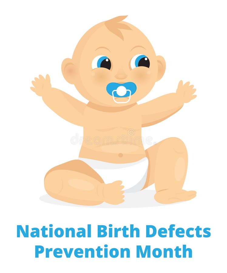 National Birth Defects Prevention Month Concept Vector Stock Vector ...