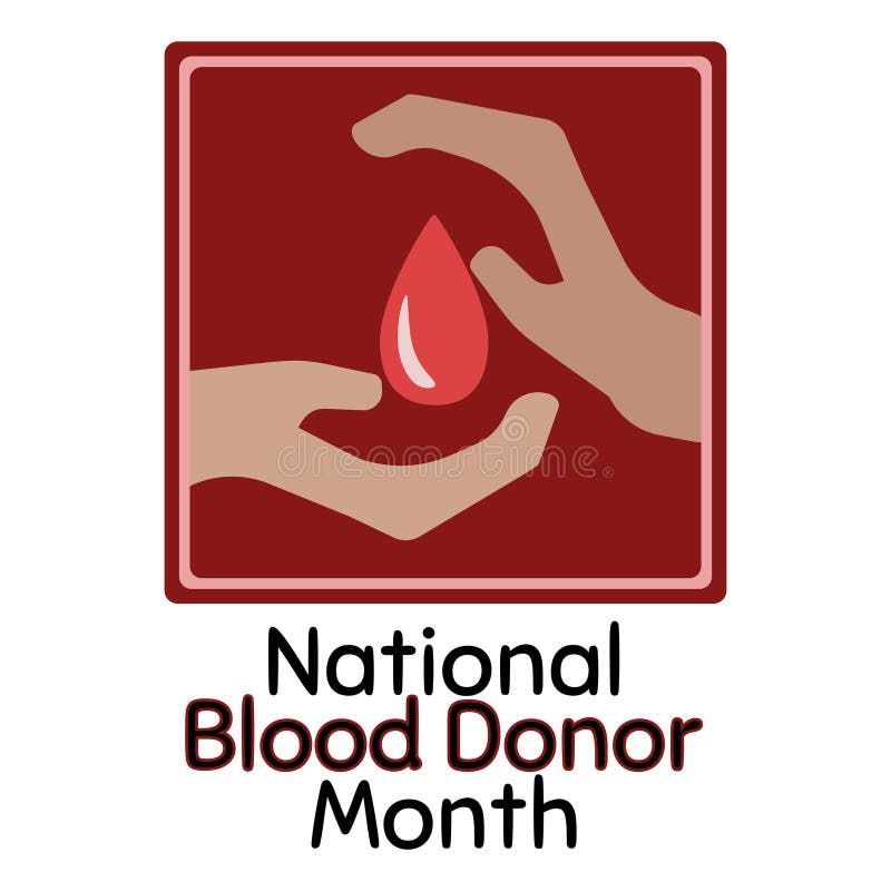National Blood Donor Month, Health Themed Poster or Banner Stock Vector ... National Blood Donor Month, Health Themed Poster or Banner Stock Vector ...