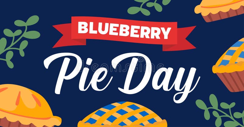 National Blueberry Pie Day with Delicious Blueberry Pie Stock ...