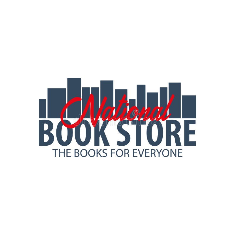 National Book Store Logo. Education and Book Emblem. Vector ...