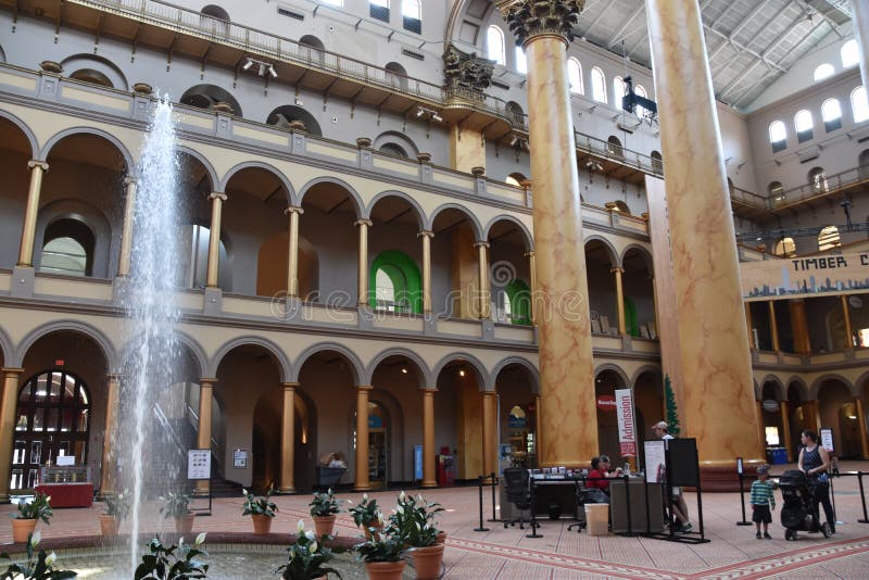 National Building Museum in Washington, DC Editorial Stock Image ...