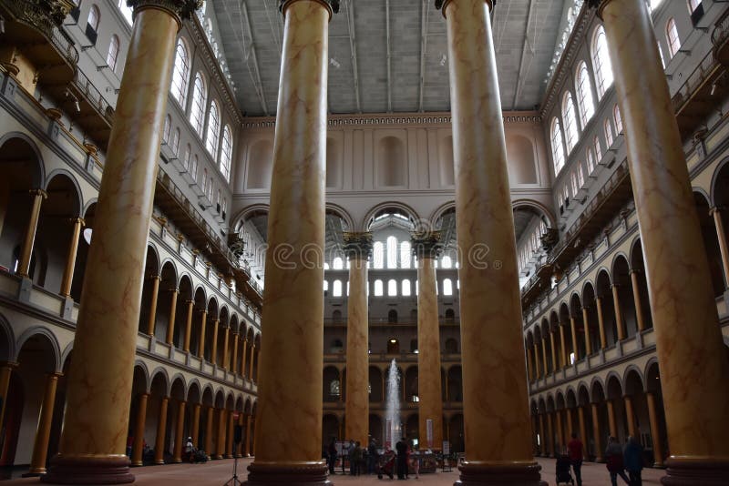 National Building Museum in Washington, DC Editorial Image - Image of ...