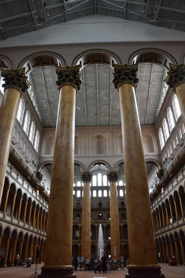 National Building Museum in Washington, DC Editorial Image - Image of ...