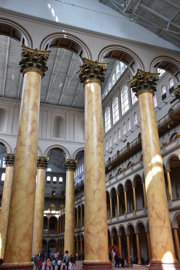 National Building Museum in Washington, DC Editorial Photo - Image of ...