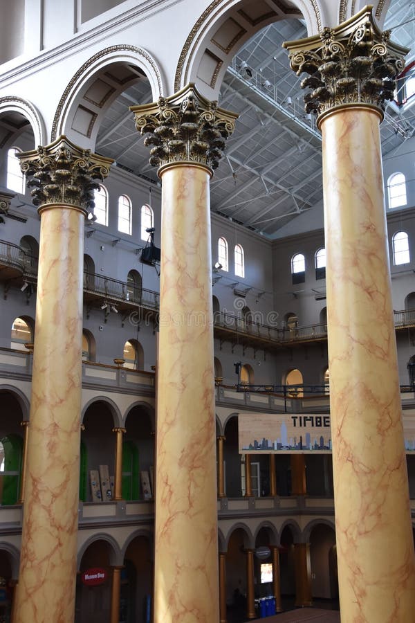 National Building Museum in Washington, DC Editorial Image - Image of ...