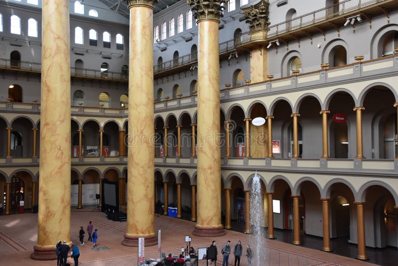 National Building Museum in Washington, DC Editorial Stock Image ...