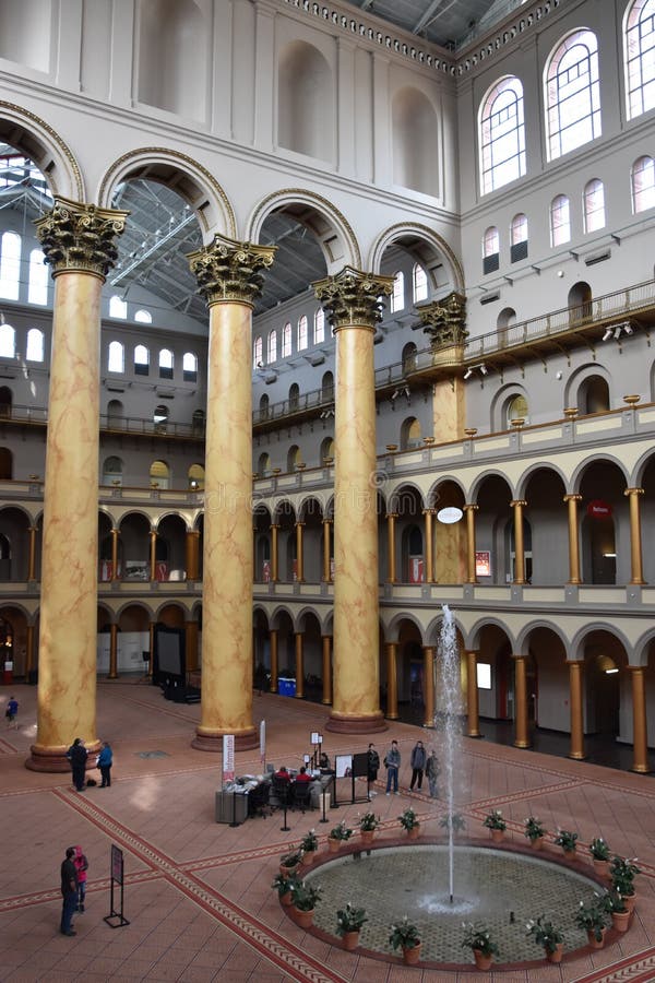 National Building Museum in Washington, DC Editorial Photo - Image of ...