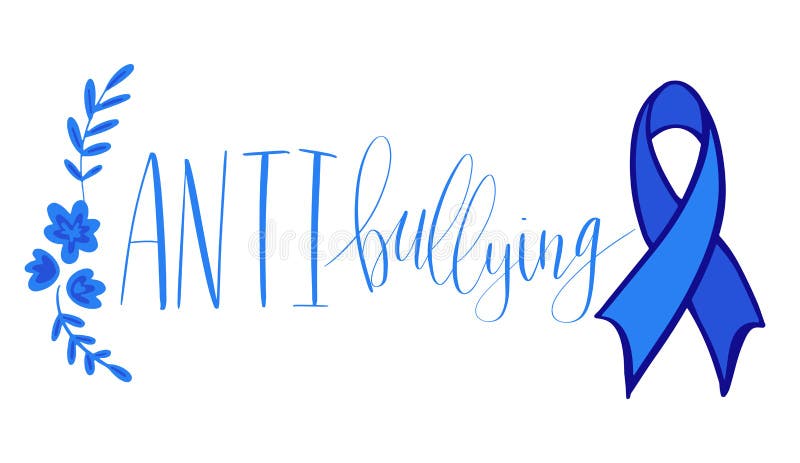 National Bullying Prevention Month October Web Banner Blue Support And