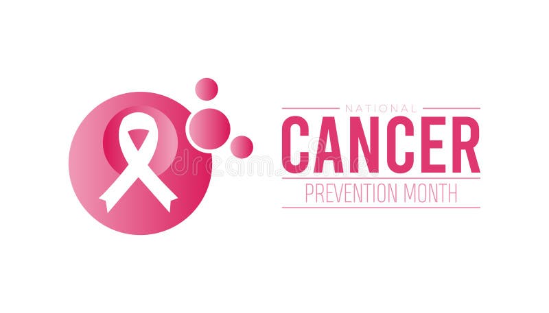 National Cancer Prevention Month Creative Concept Design. Stock Vector ...