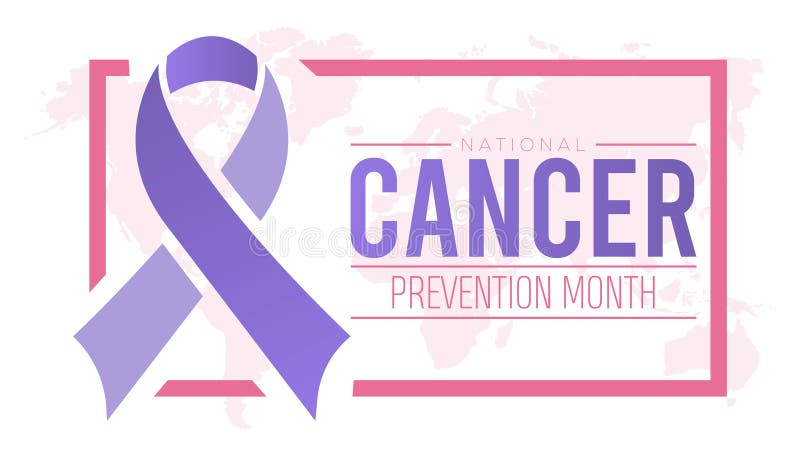 National Cancer Prevention Month Creative Concept Design. Stock Vector ...