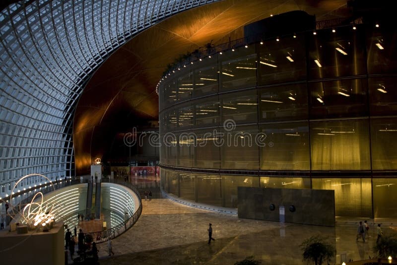 National Center for the Performing Arts Stock Image - Image of ...