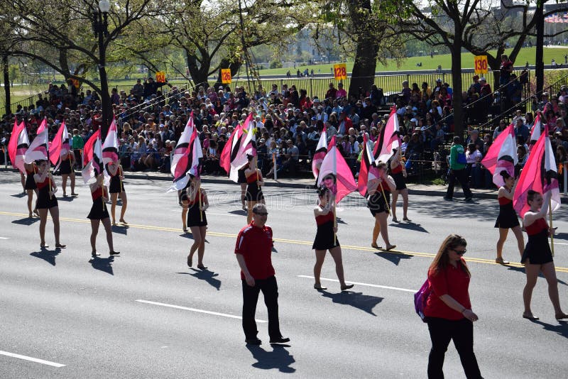 2016 National Cherry Blossom Parade in Washington DC Editorial Stock ...