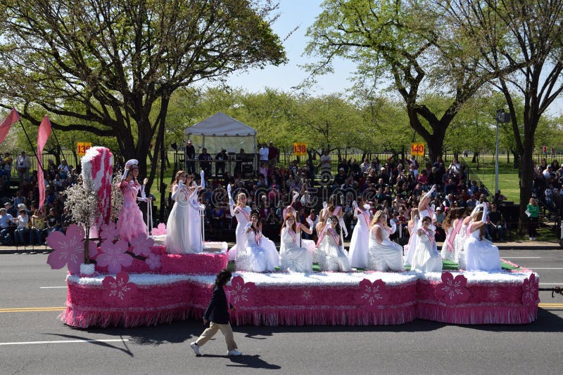 2016 National Cherry Blossom Parade in Washington DC Editorial Stock ...