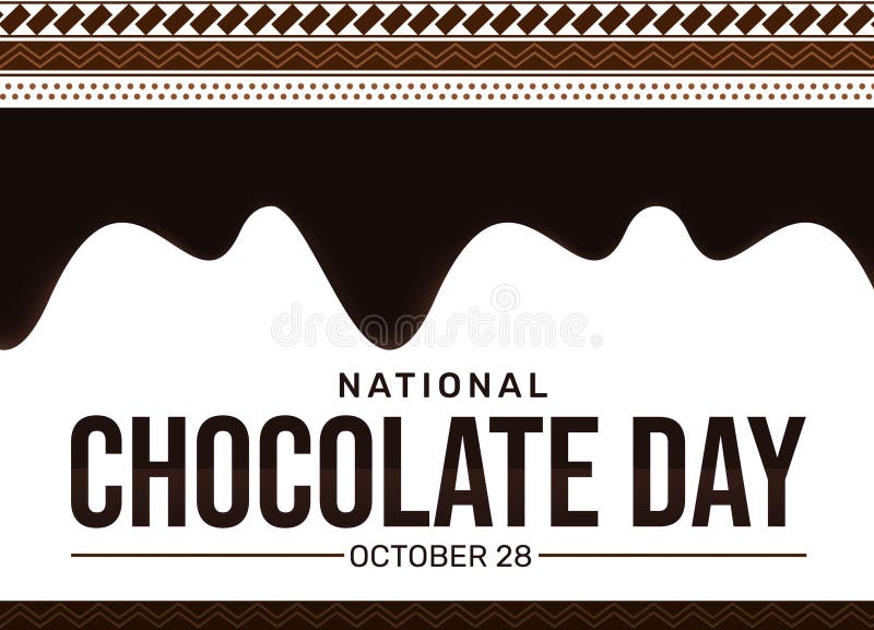 National Chocolate Day Wallpaper with Beautiful Design and Typography ...