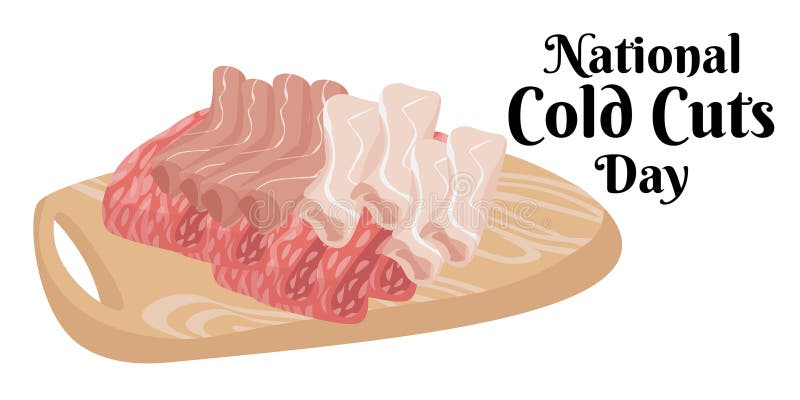 National Cold Cuts Day, Idea for a Horizontal Design for an Event or ...