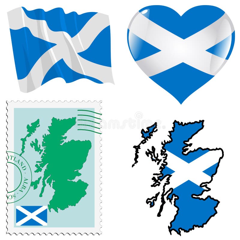 Scotland text with map stock vector. Illustration of geography - 3876008