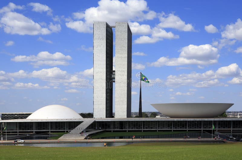 Congress in Brasilia Capital of Brazil Editorial Stock Image - Image of ...