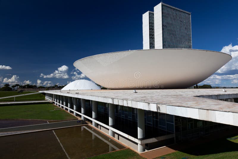 Brazil National Congress in Brasilia Editorial Photo - Image of ...