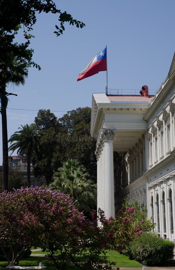 National Congress Building in Santiago De Chile. Stock Image - Image of ...