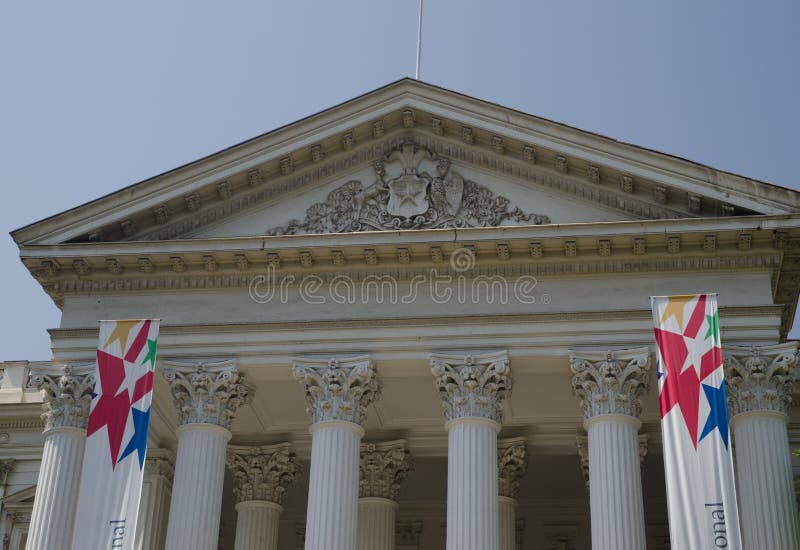 National Congress Building in Santiago De Chile. Editorial Stock Image ...