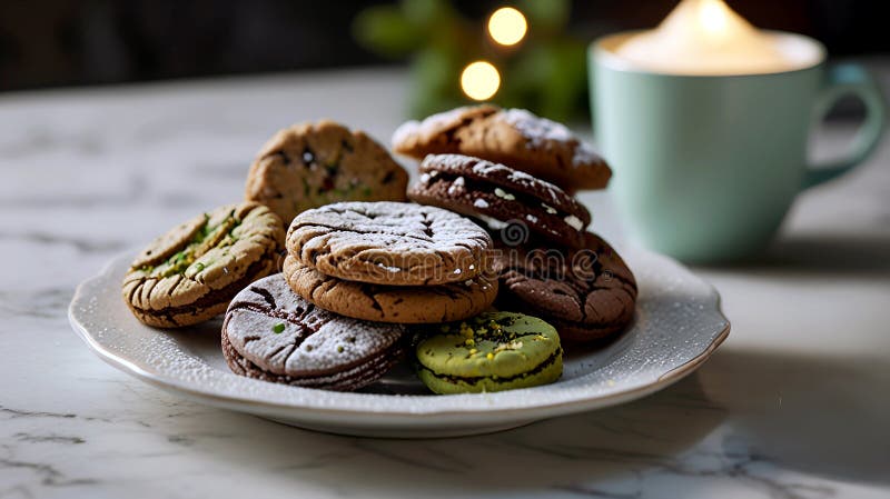 Fresh Delicious Chocolate Chip Cookies for National Cookie Day Stock ...