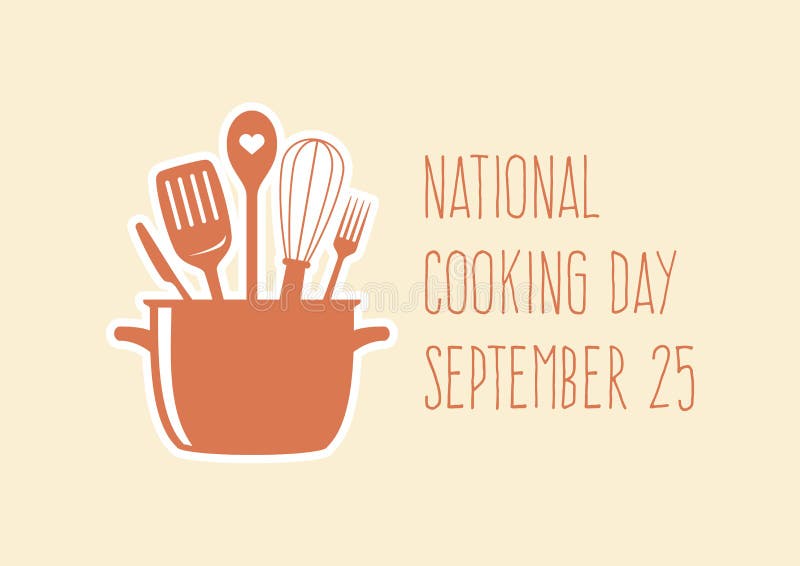 National Cooking Day Vector Stock Vector - Illustration of culinary ...