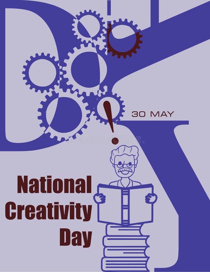 National Creativity Day stock vector. Illustration of smart - 248413917