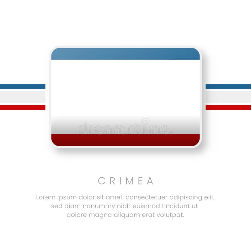 National Crimea Flag.Vector Crimea Button Flag Stock Vector ...
