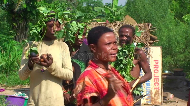 National Dance Pygmy Tribe, Audio Stock Footage - Video of lighting ...