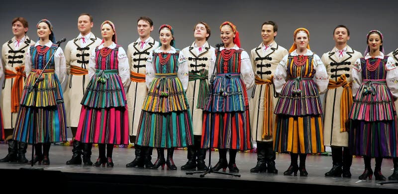 National Dance Troupe of Poland - Mazowsze Editorial Image - Image of ...