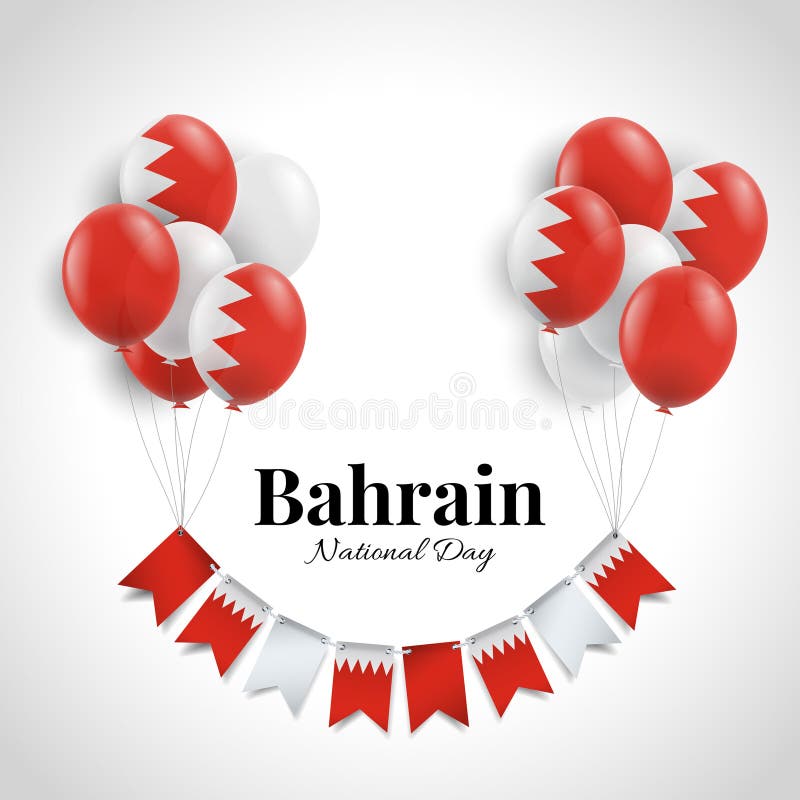 National Day Bahrain stock vector. Illustration of celebration - 345863154