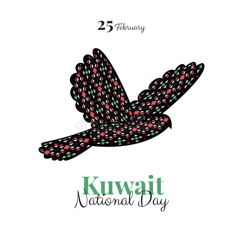 National Day Kuwait stock illustration. Illustration of greeting ...