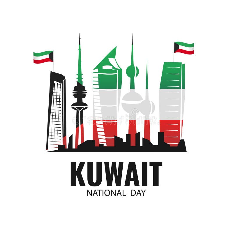National Day Kuwait stock vector. Illustration of freedom - 240031941