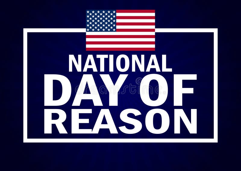 National Day of Reason stock illustration. Illustration of national ...
