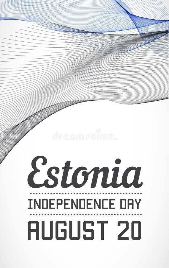 National Day Vertical Banner of the Country in Blending Lines St Stock ...