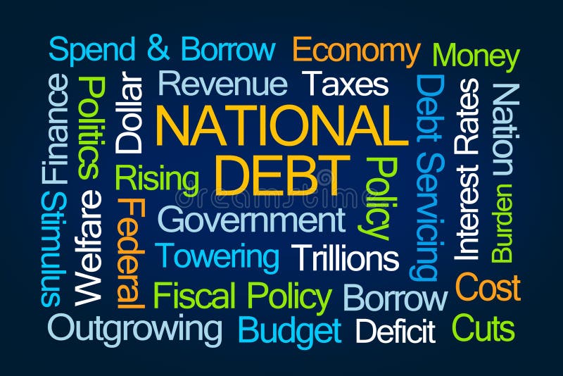 Debt Word Cloud Concept stock illustration. Illustration of devasting ...