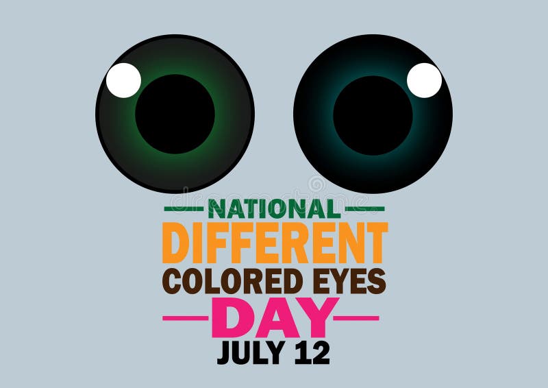 Different Colored Eyes Stock Illustrations – 665 Different Colored Eyes ...